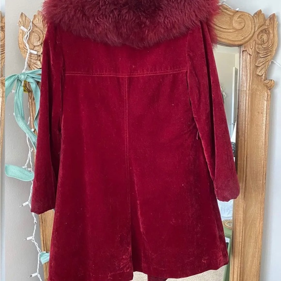 White Stag | Jackets & Coats | Vintage White Stag Red Faux Fur Coat ...